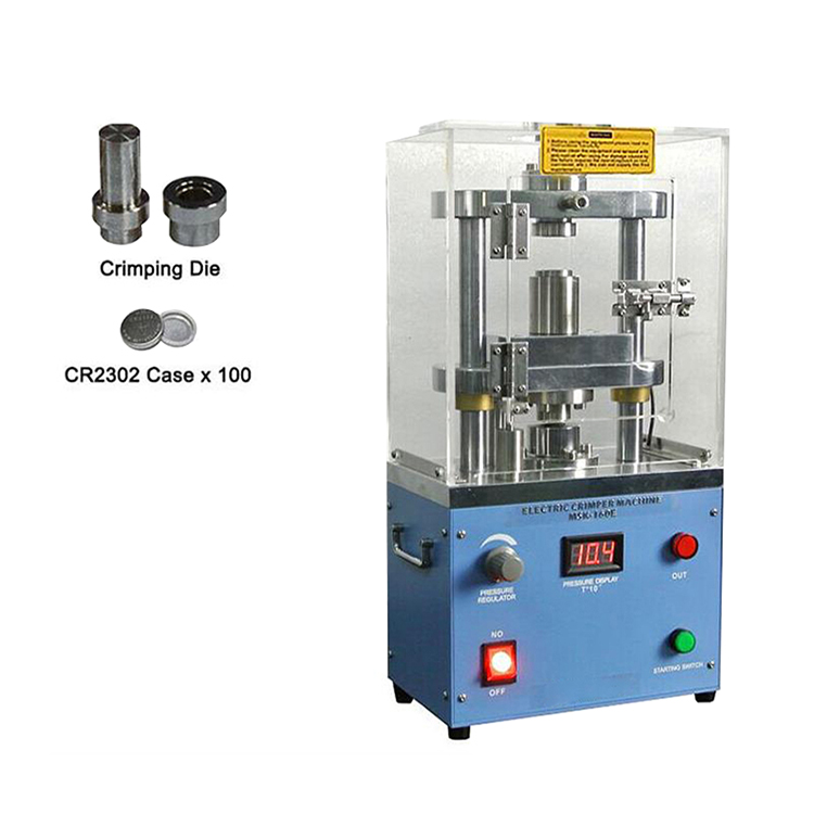 Pressure Controlled Electric Coin Cell Crimping Machine For All Types ...
